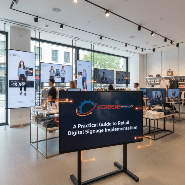 A Practical Guide to Retail Digital Signage Implementation - ScreensHub